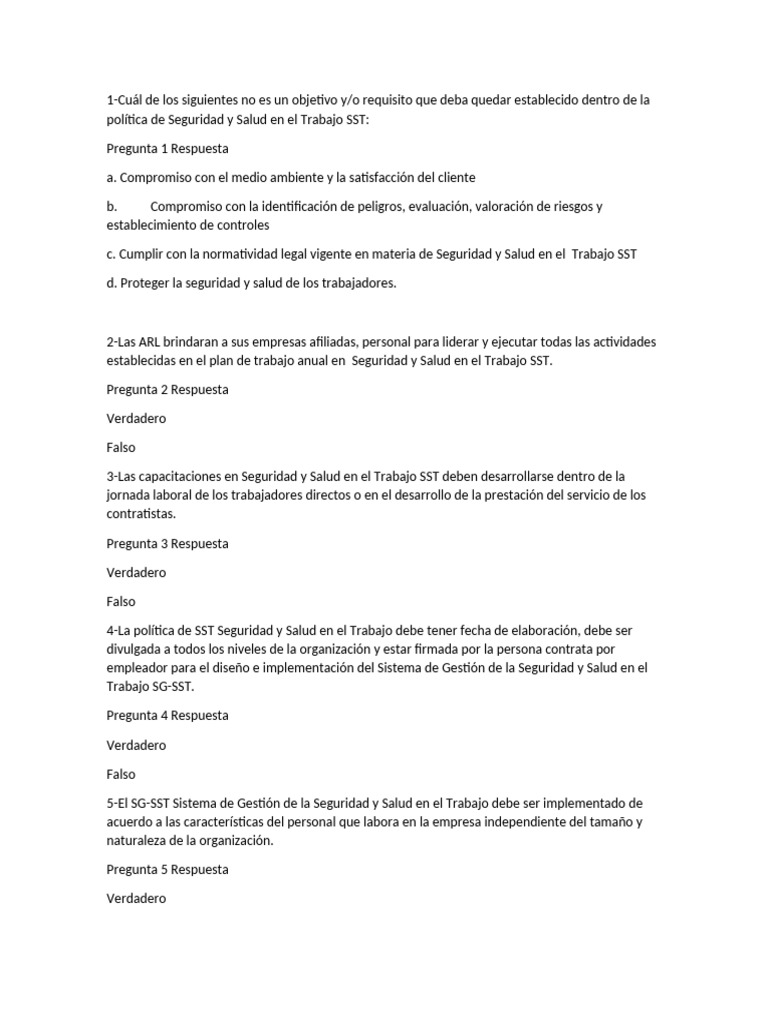 Cuestionario Ev1 | PDF | Derecho laboral