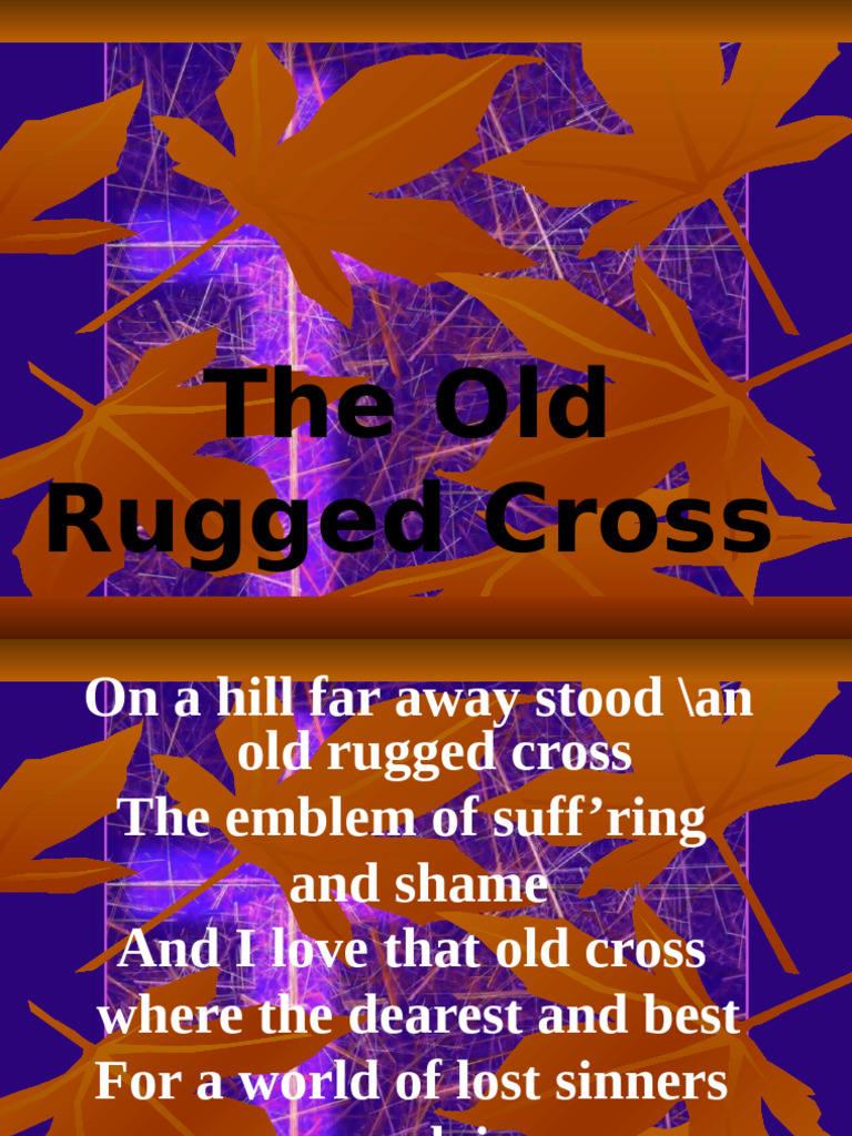 The Old Rugged Cross | PDF