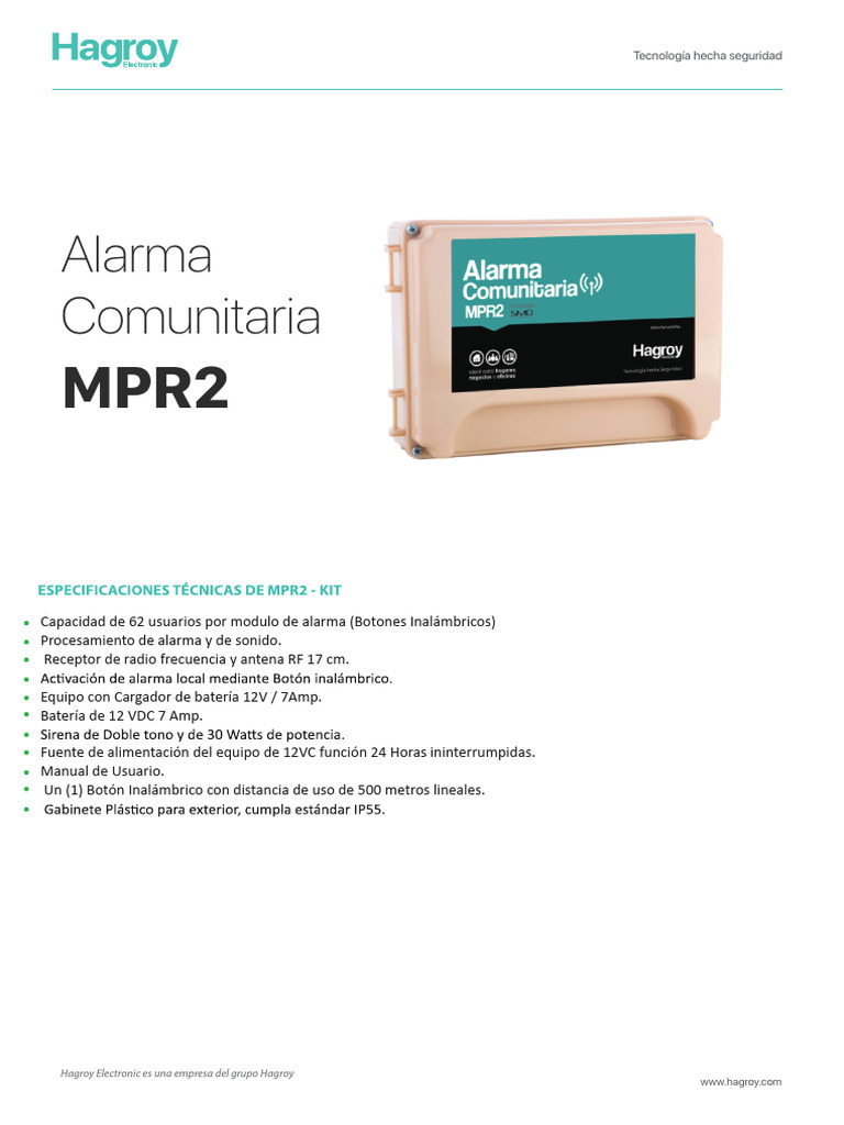 FT HG MPR2 | PDF | Radio | Electricidad