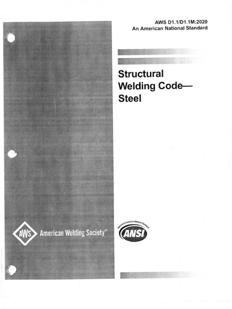 8 AWS D1.1-D1.1M Structural Welding Code - Steel 2020 | PDF