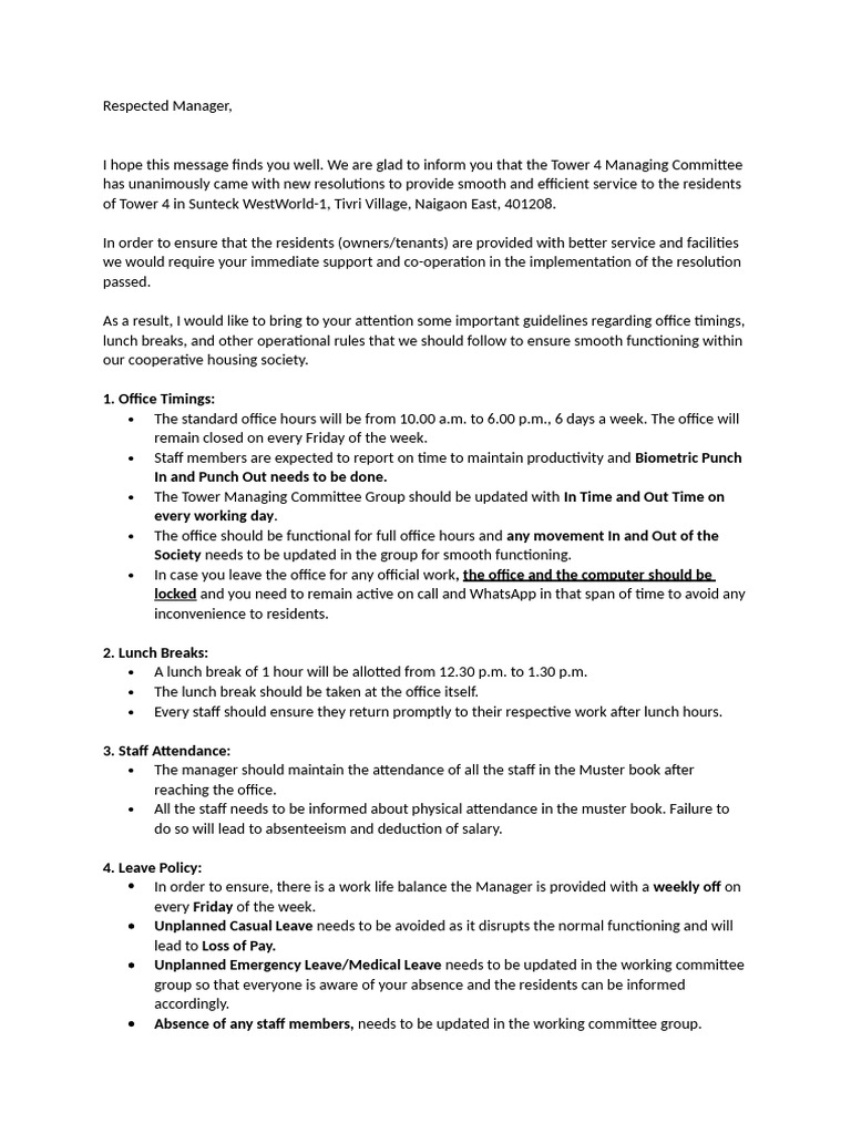 OPERATION RULES | PDF