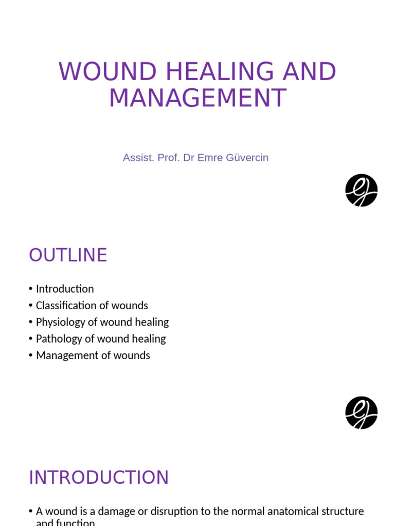 Wound Healing: Classification & Management | PDF | Wound Healing | Wound