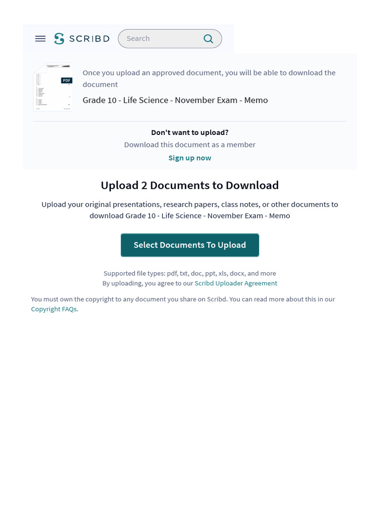 Upload A Document - Scribd | PDF | Scribd | Computing
