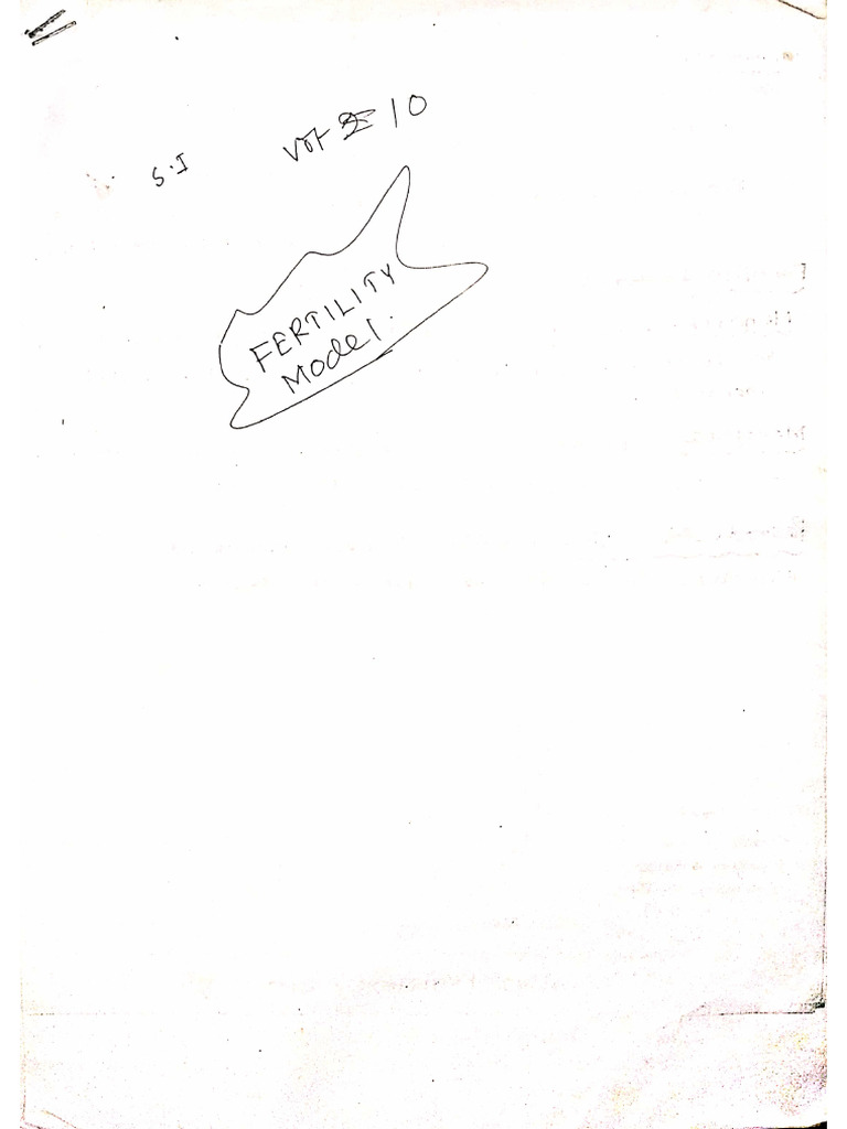 fertility model | PDF