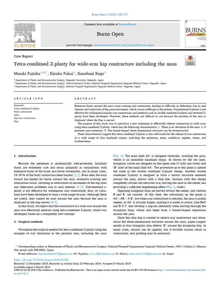 4 z plasty pdf | PDF | Surgical Specialties | Surgery