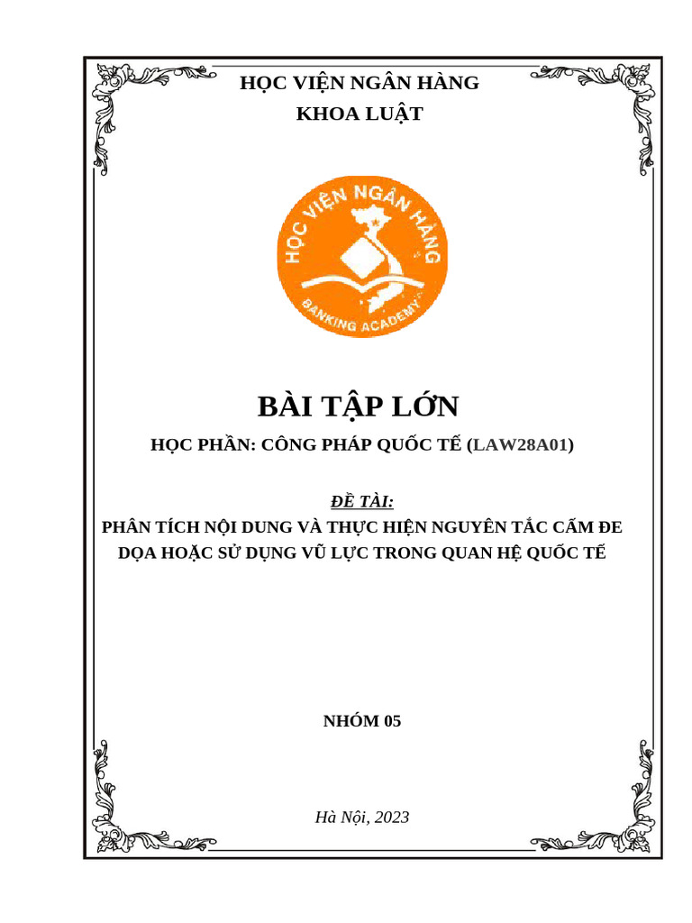 BTL Công Pháp QT 1 | PDF