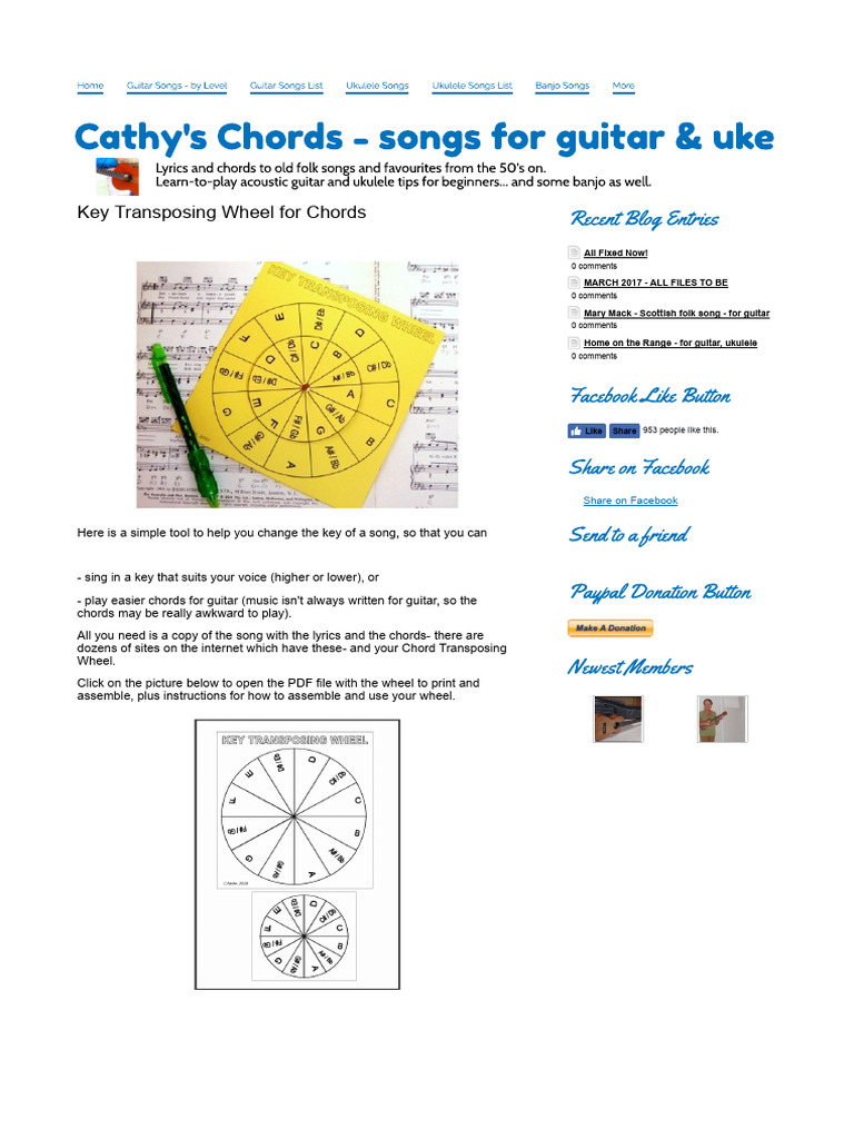 Tranposingwheel | PDF