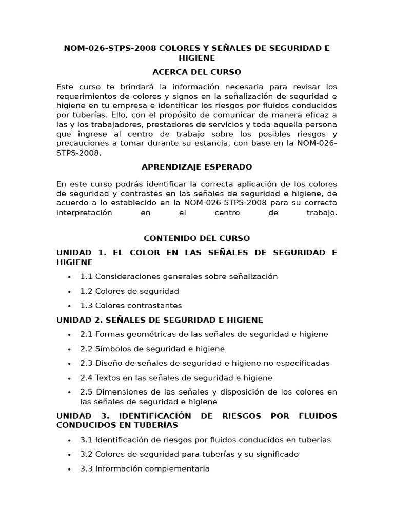 Nom 026 Stps | PDF | Color | Verde