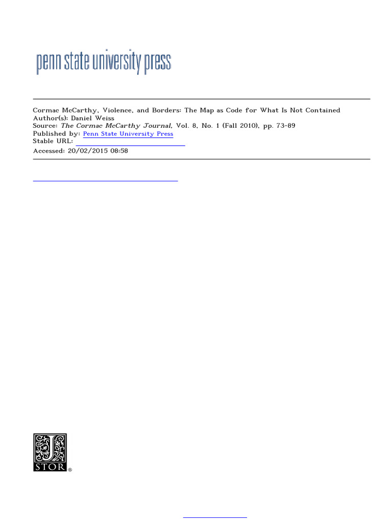 mccarthy violence | PDF | Space