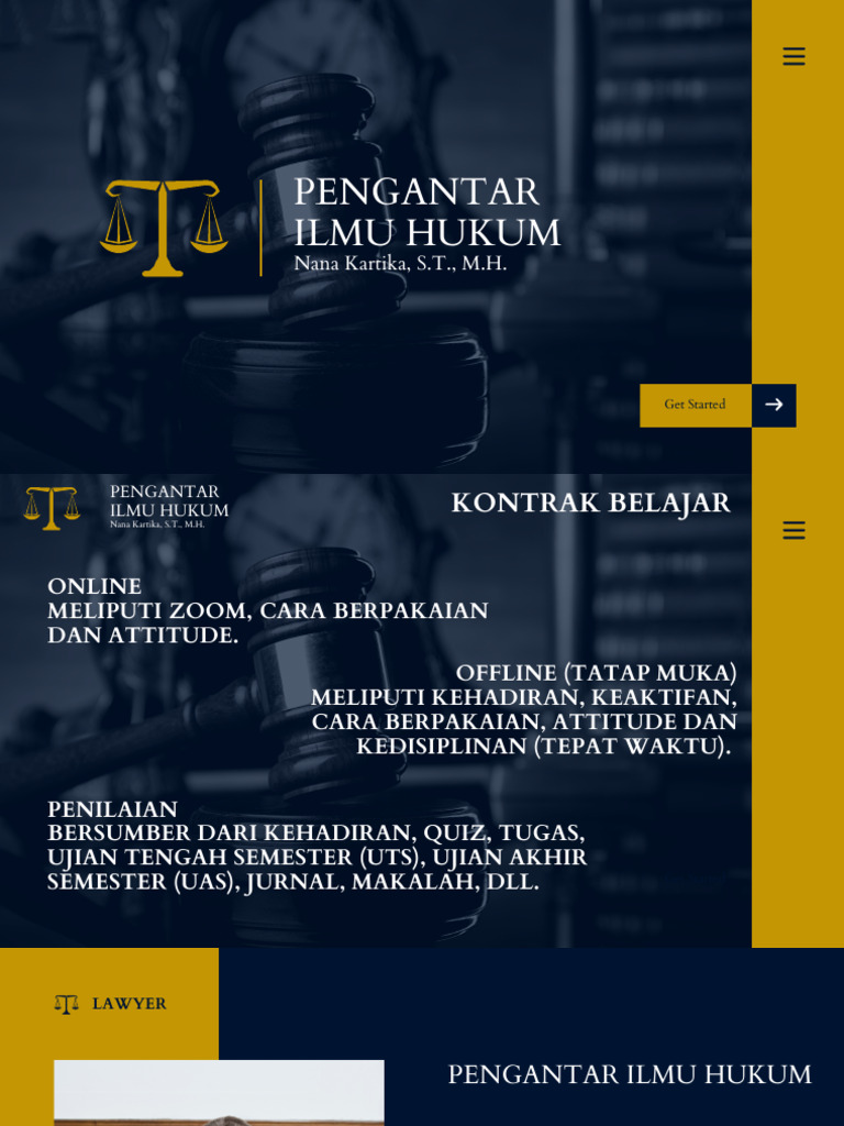 Pengantar Ilmu Hukum (Pih) | PDF | Filsafat | Sains & Matematika