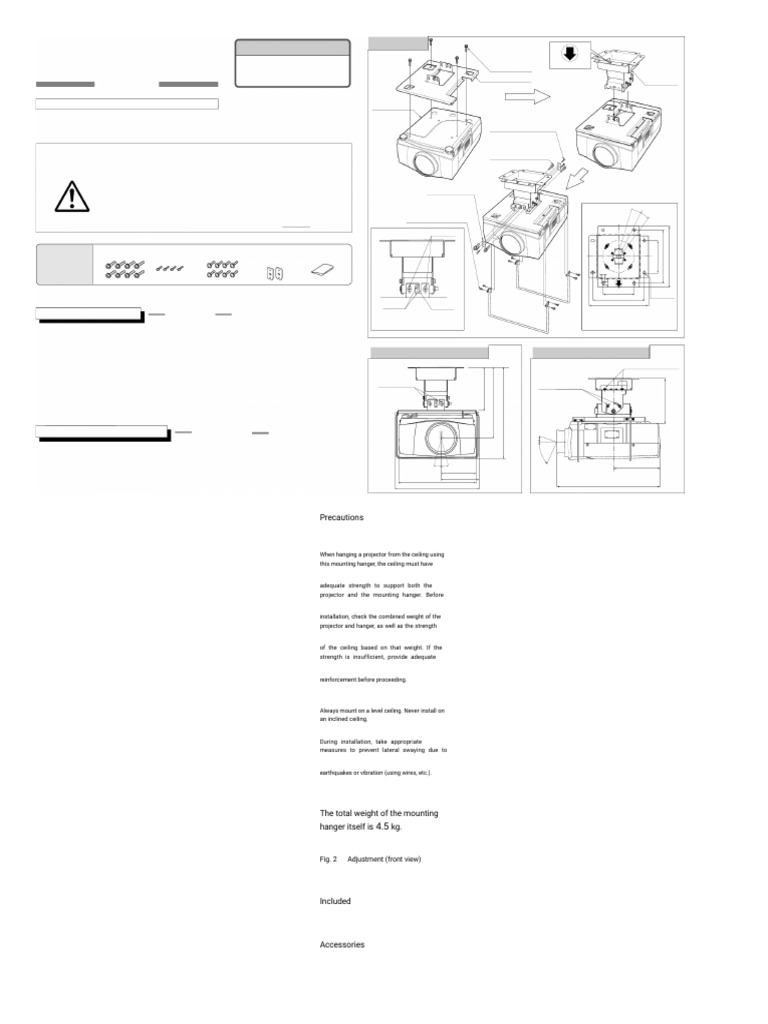 Canon Indoor Furnishings LV-CL07 User Guide ManualsOnline | PDF | Screw ...