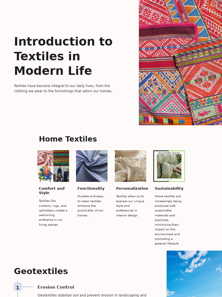 Textile Presentation | PDF | Textiles | Materials