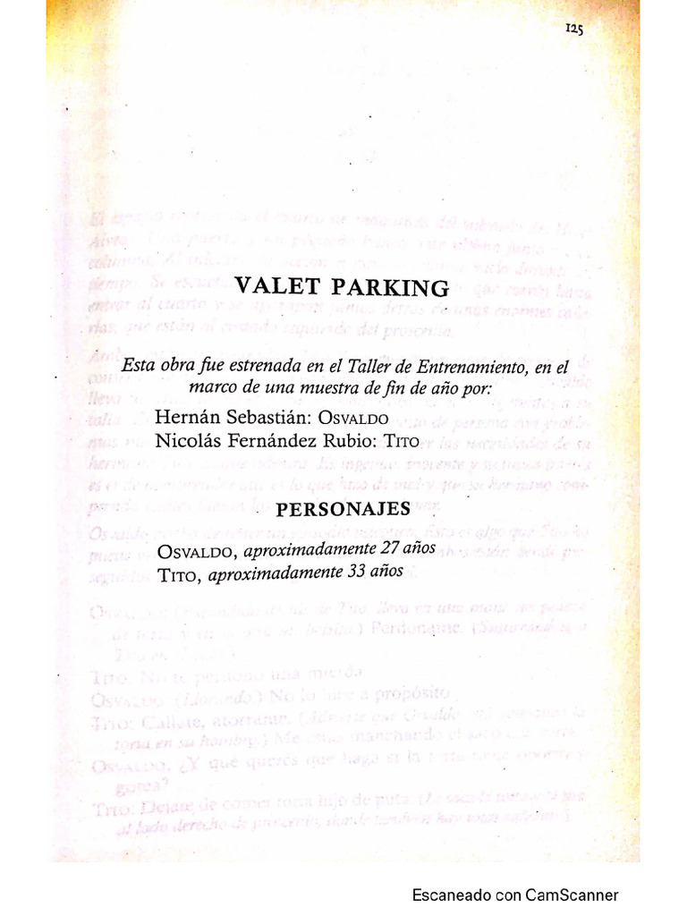 Valet Parking | PDF