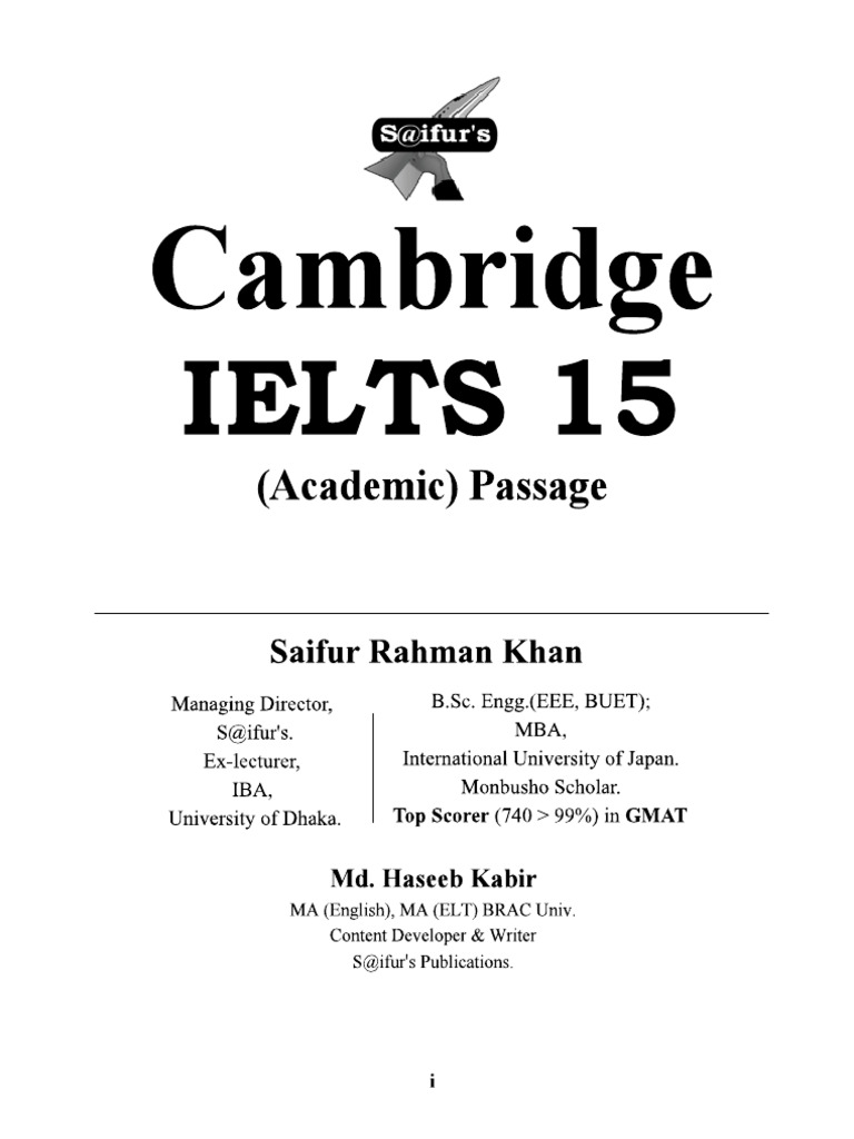 IELTS Cambridge 15 | PDF