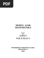Modul Ajar Kelas 3 Menentukan Nilai Tempat Bilangan | PDF
