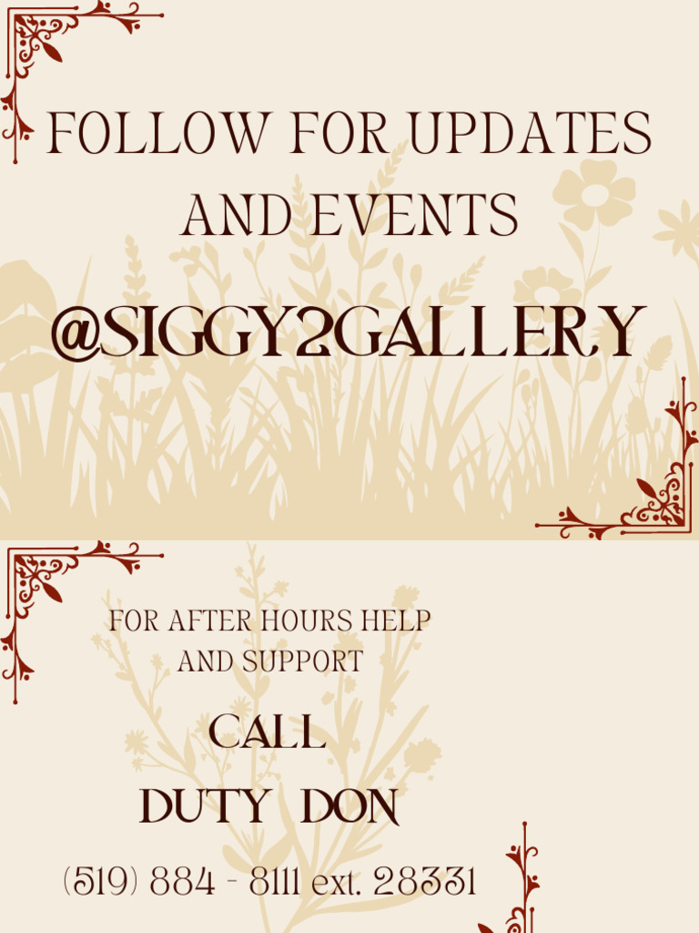 Welcome Door Sign | PDF