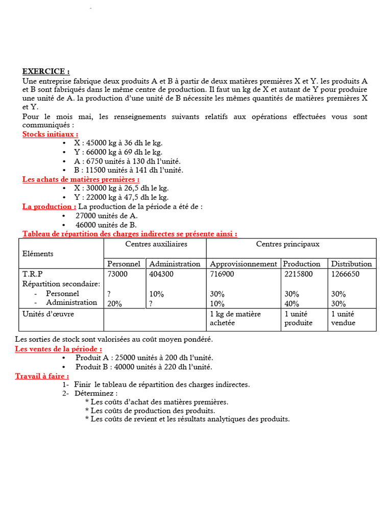 Exercice 2 Td3 | PDF
