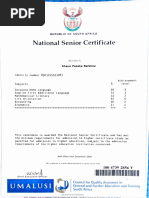 NSC Certificate Security Features | PDF | Student Assessment And ...