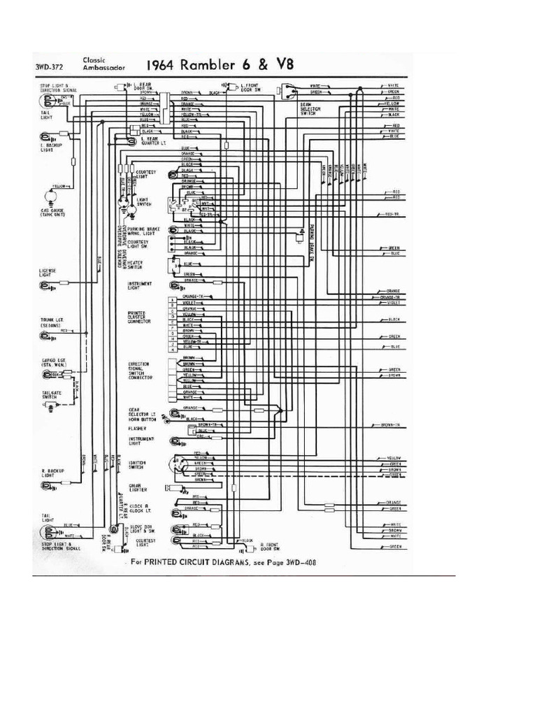 Chrysler Rambler Classic Wiring Diagram | PDF