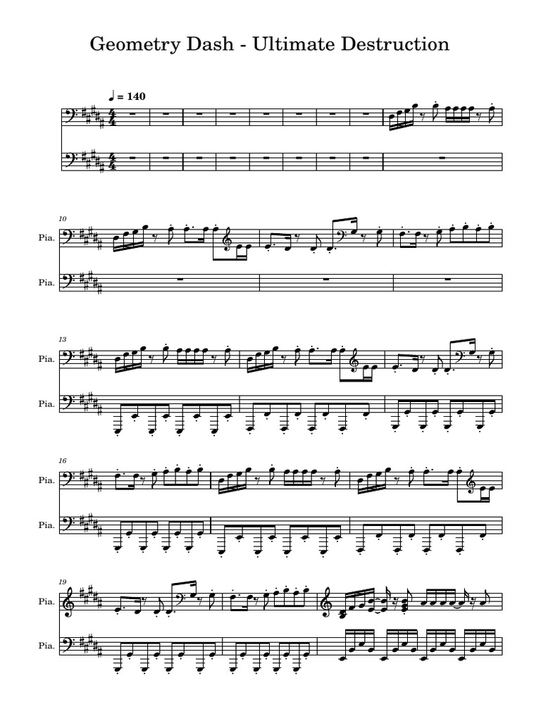 Geometry Dash Ultimate Destruction | PDF