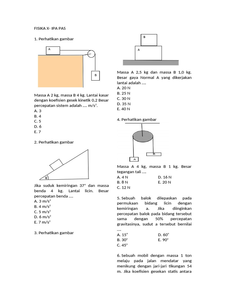 Pas Fisika X-Ipa | PDF | Metode & Bahan Ajar | Sains & Matematika