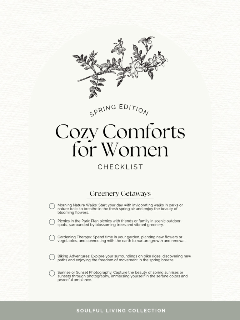 Spring Checklist | PDF