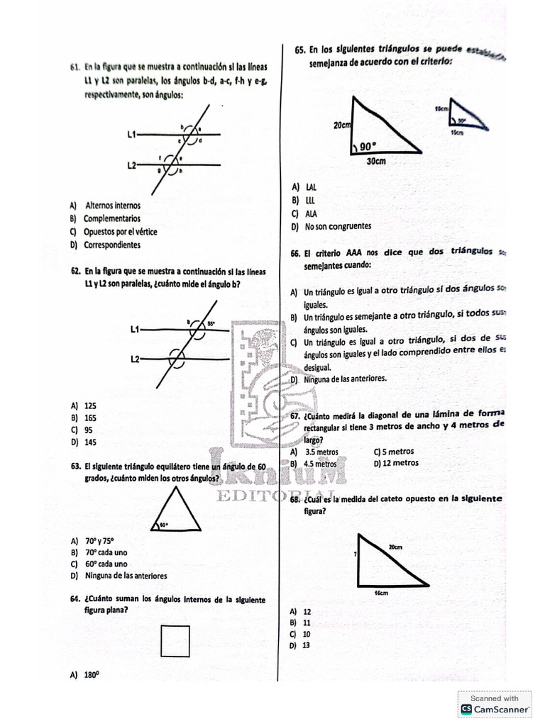 Ejercicios Matematicas | PDF