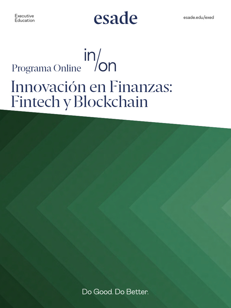 Esade - Folleto Open Programme Innovación en Finanzas Fintech y ...