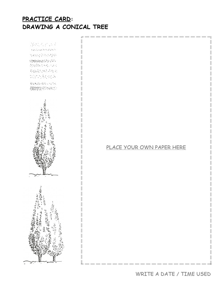 Practice conical tree | PDF