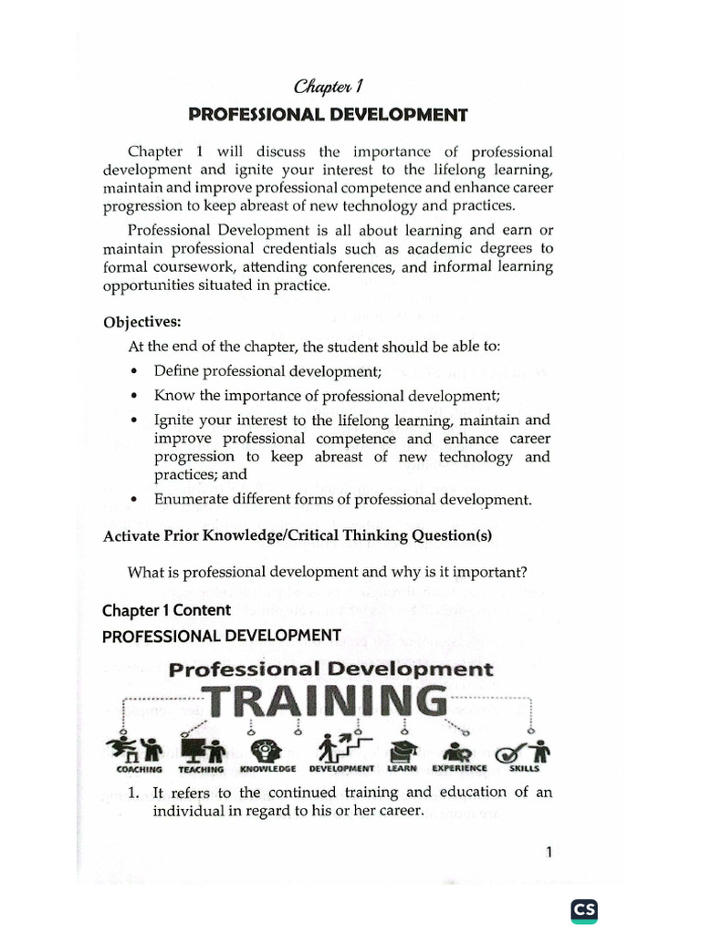 Professional. Dev chap 1-7 | PDF