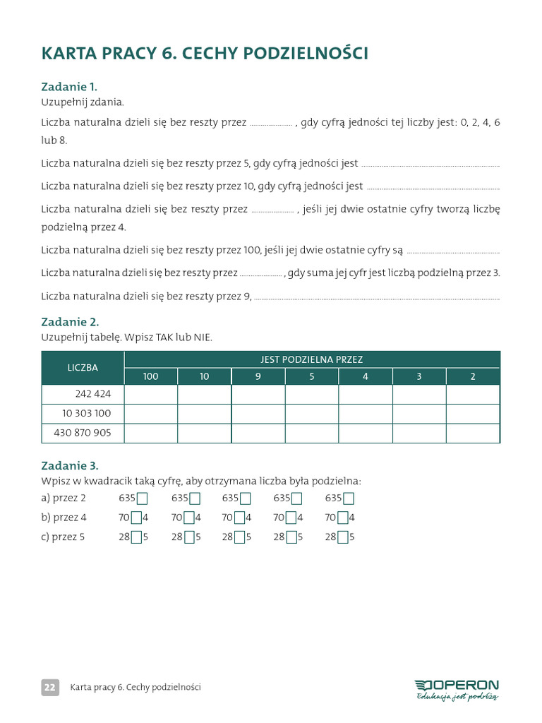 Cechy Podzielnosci 1642007483 | PDF