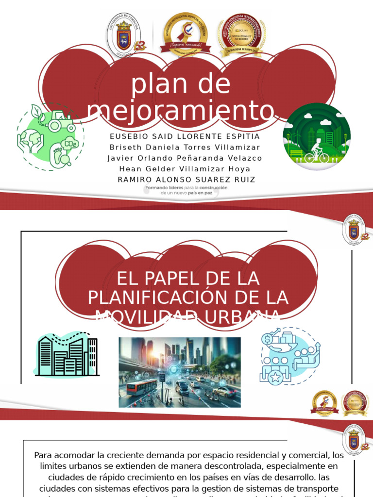 Plan de Movilidad Urbana (PMU) | PDF | Transporte | Sustentabilidad