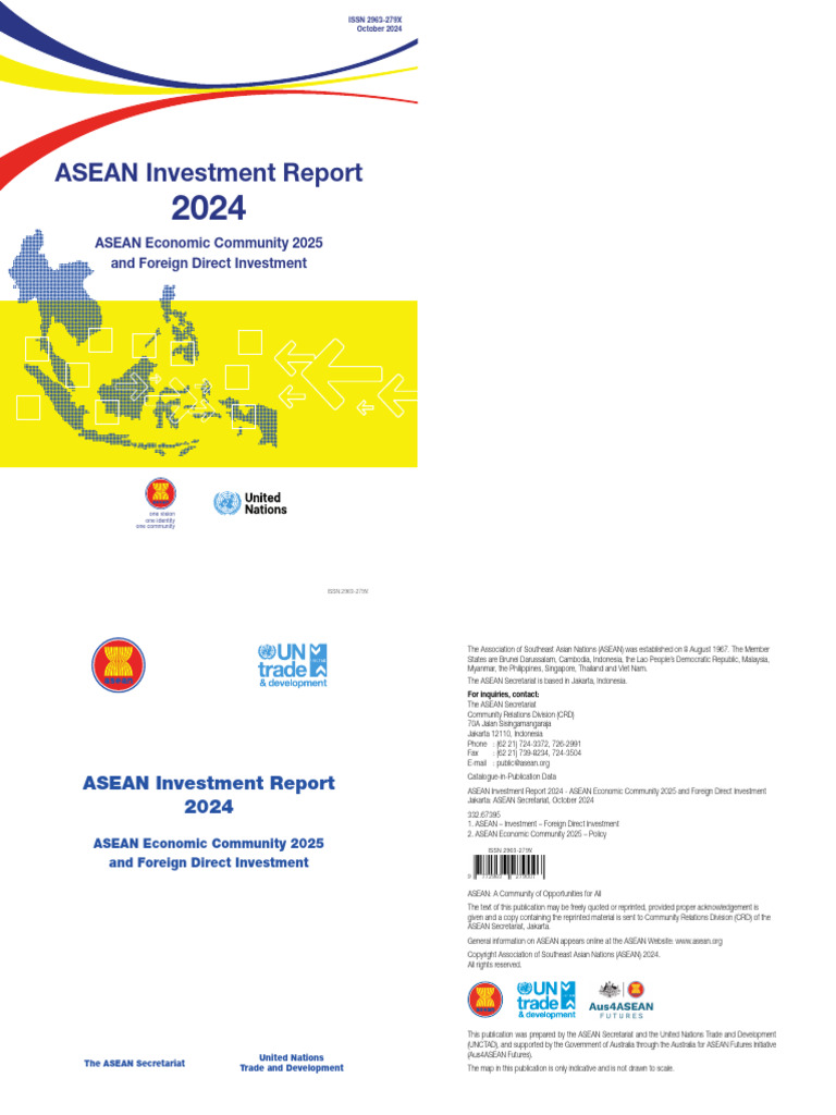 ASEAN Investment Report 2024 - ASEAN Economic Community 2025 and Foreign Direct Investment | PDF ...