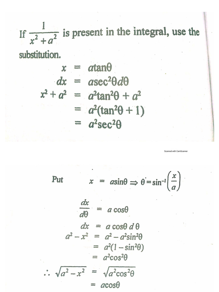 Algebraic Substitution | PDF