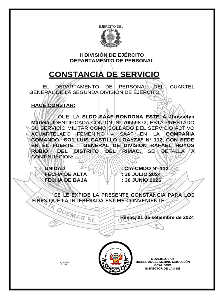 CONSTANCIA | PDF