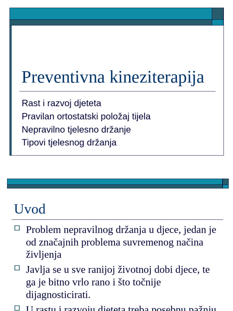 4 Preventivna Kineziterapija - 1 | PDF