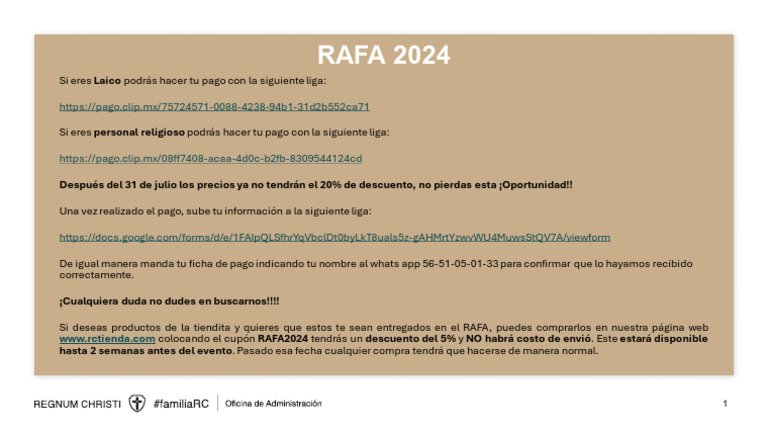 Informacion Rafa 2024 | PDF | Finanzas y dinero