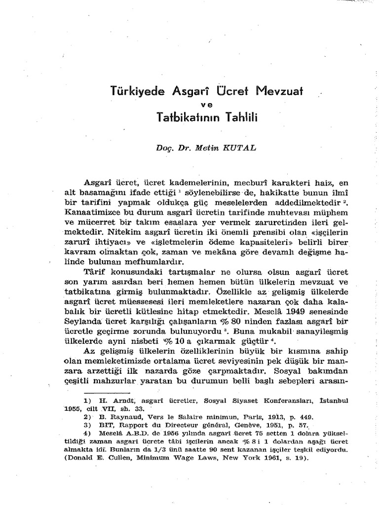 Kutal, M. (1965) | PDF