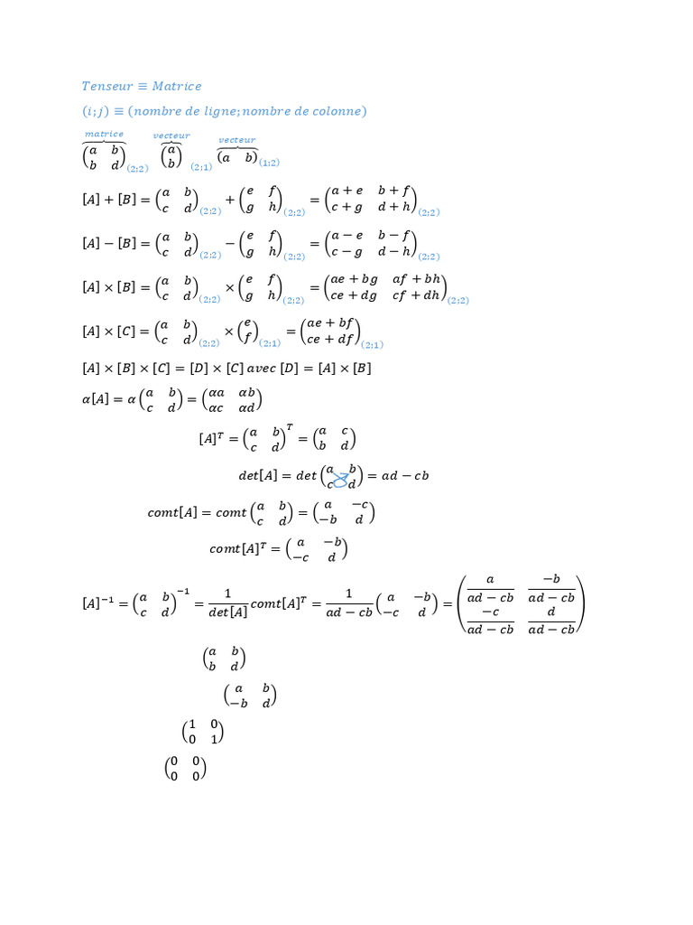 Matrices | PDF | Teaching Methods & Materials