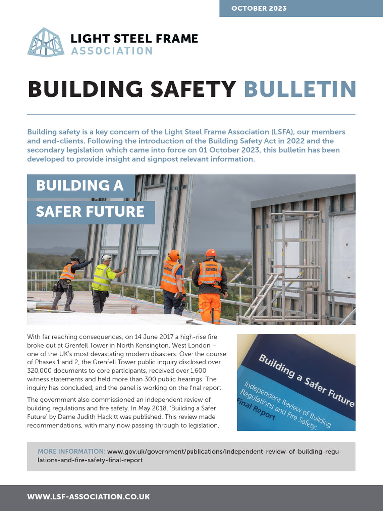 Building Safety Act Updates 2023 | PDF | Regulatory Compliance | Regulation