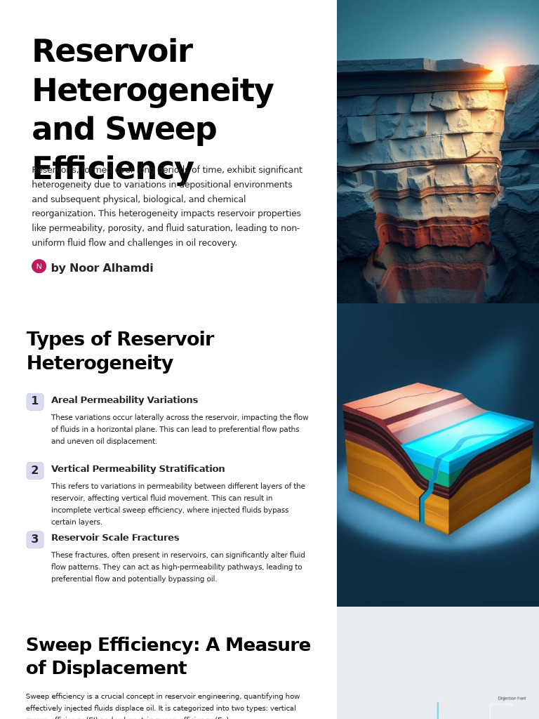 Reservoir Heterogeneity and Sweep Efficiency | PDF | Petroleum ...