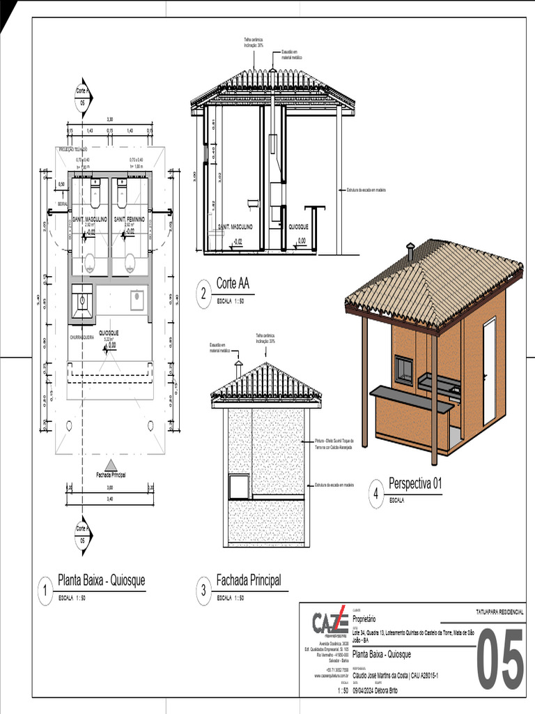05 - Planta Baixa - Quiosque | PDF