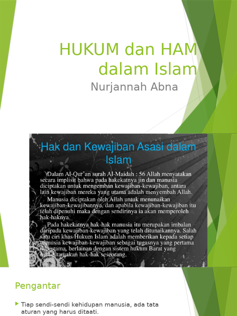 Konsep Hukum dan HAM dalam Islam | PDF | Agama & Spiritualitas