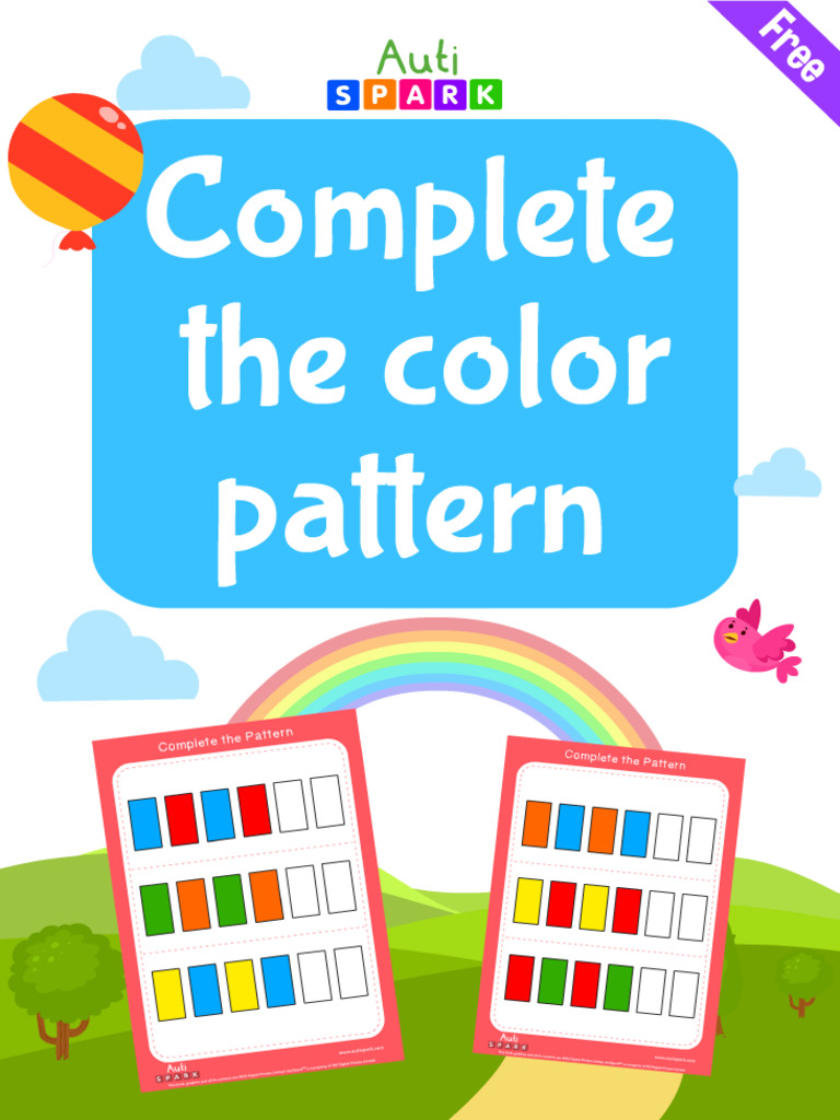 Complete-The-Color-Pattern | PDF