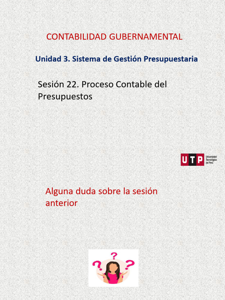 S11 - s2 Proceso Contable Del Presupuestos - PPTX | PDF