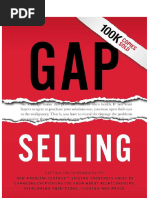 Gap Selling PDF | PDF | Sales | Motivational