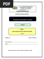 2023 Ems Grade 7 Term 1 Controlled Test | PDF | Recycling | Plastic