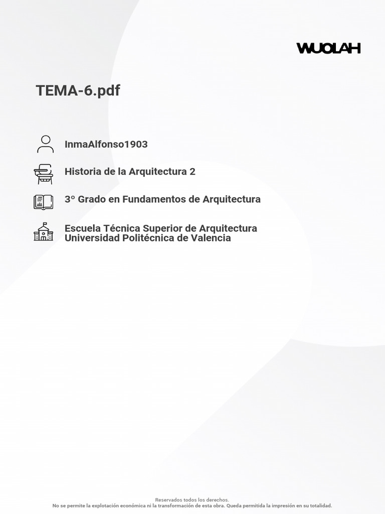 Wuolah Free TEMA 6 | PDF | Arte