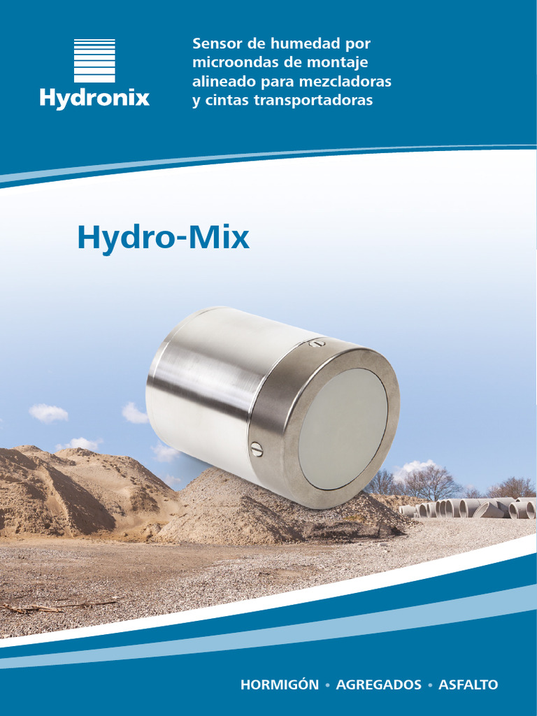 SGI HU HYDRONIX Sensor Humedad Hydromix | PDF | Sensor | Medición