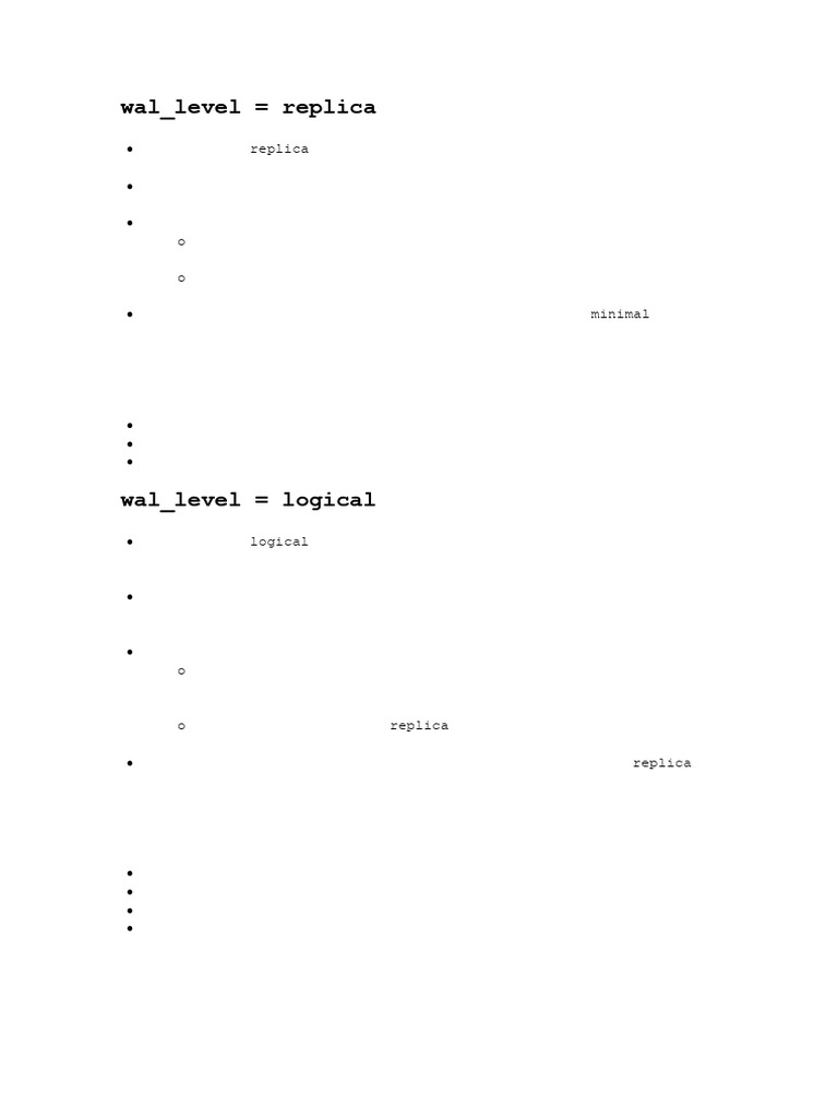 WAL and VACUUM in PostgreSQL | PDF | Replication (Computing) | Databases